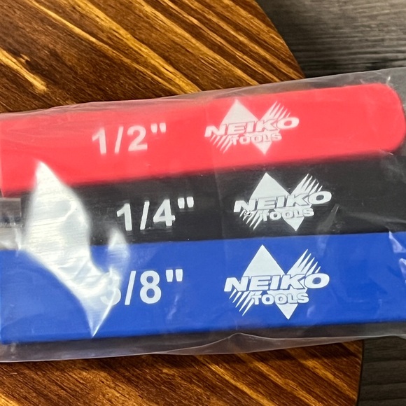 Neiko | Other | Neiko Socket Rails Set 4 38 And 12 Drives 3piece Socket ...